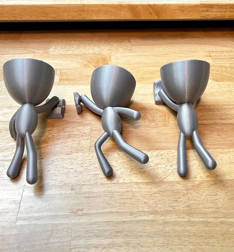 Adventurer Planter Trio | Plant Buddy “trio” | Plant Holder | Unique ...