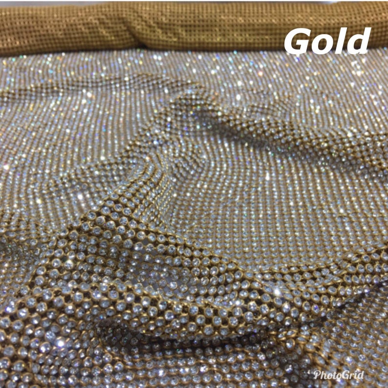 Rhinestone Sheet, Crystal Fabric, Rhinestone Panel - Etsy