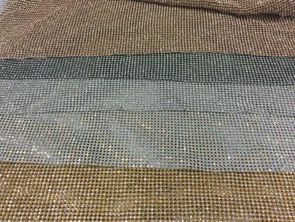 Rhinestone Sheet, Crystal Fabric, Rhinestone Panel - Etsy