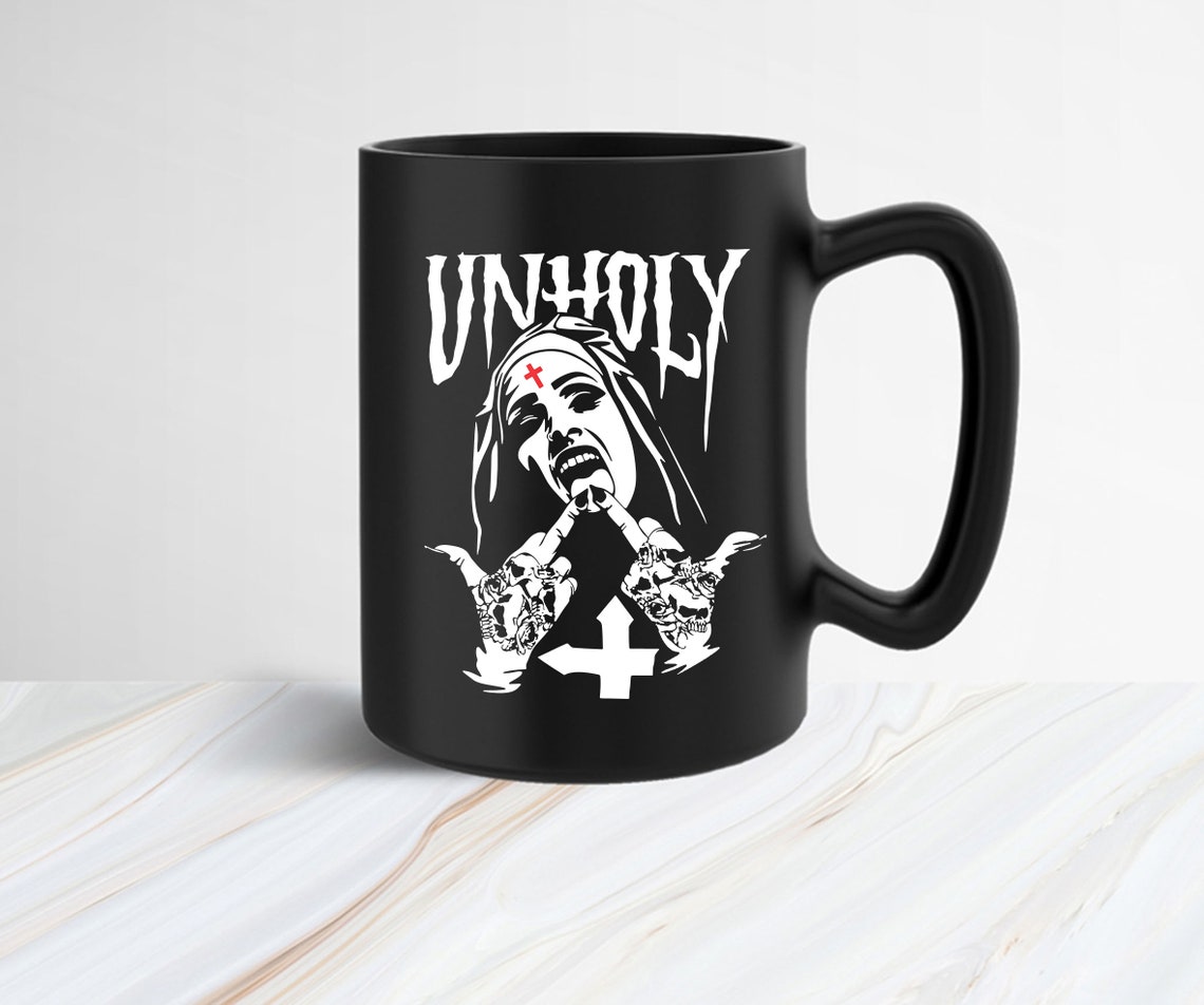 Unholy Nun SVG Satanic Nun Unholy Ghost Halloween 2021 | Etsy