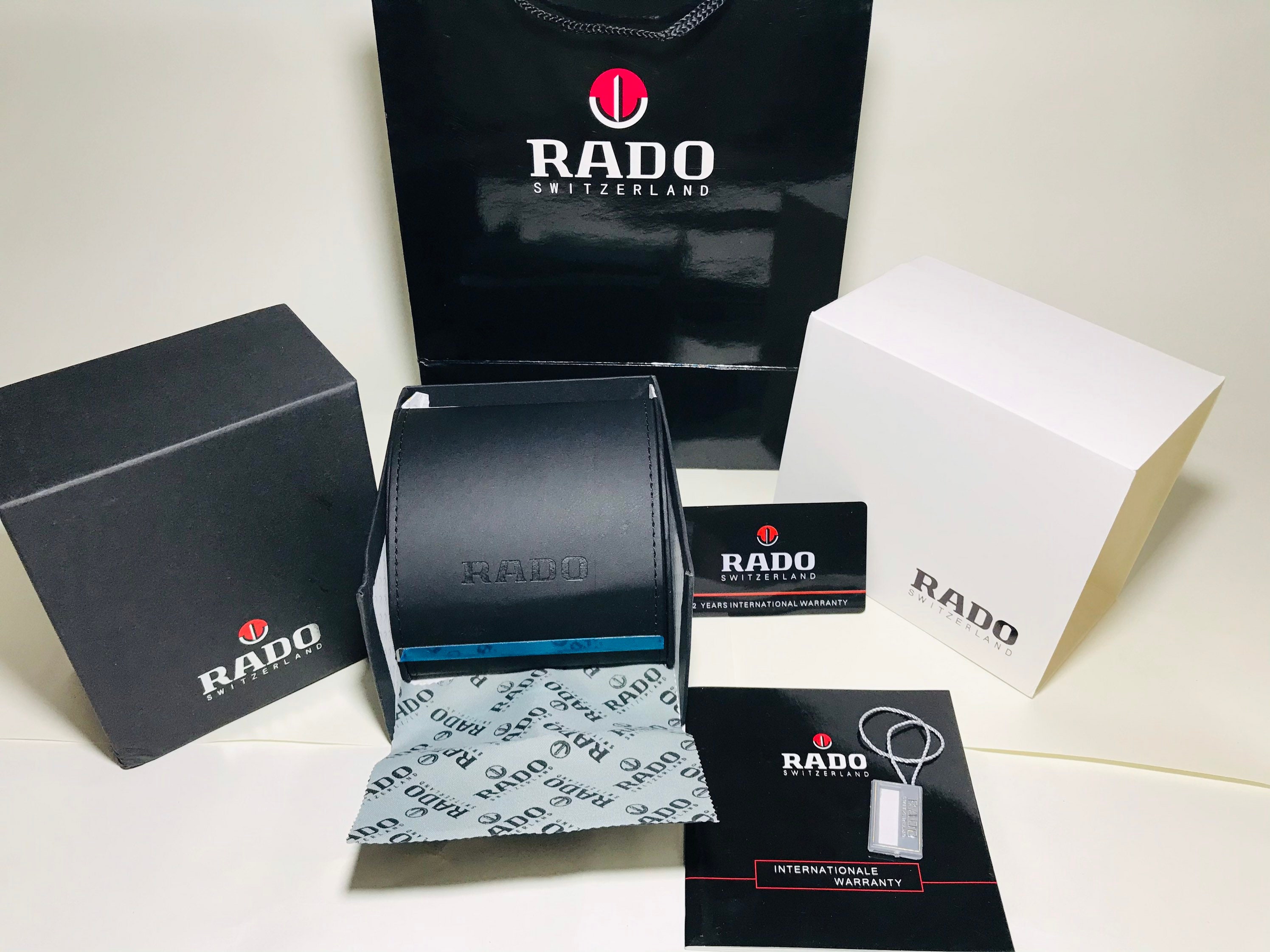 Luxury Black Rado Watch Box New with carton sleeve outer and | Etsy