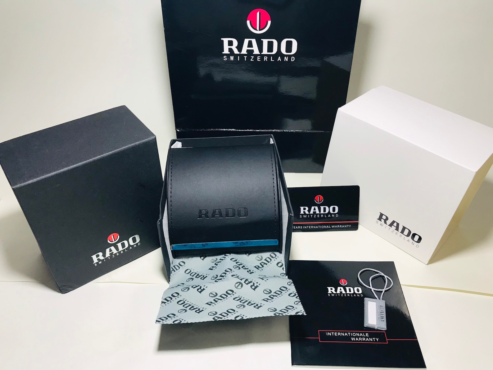 Luxury Black Rado Watch Box New with carton sleeve outer and | Etsy