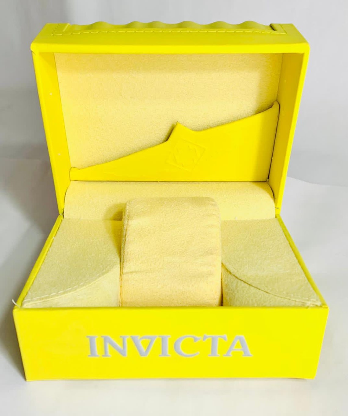 Luxury Yellow Invicta Watch Box New With Carton Sleeve Outer | Etsy