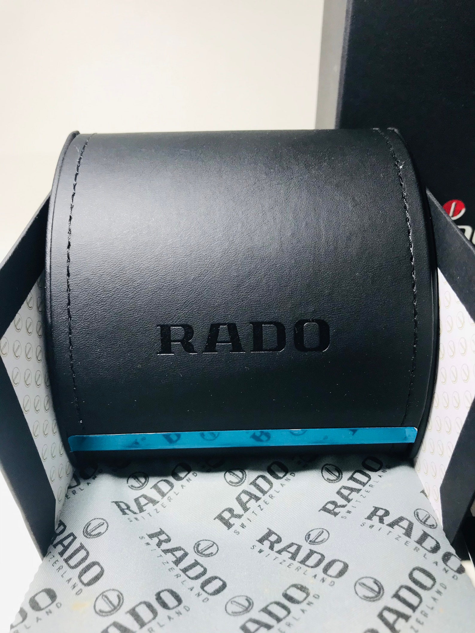 Luxury Black Rado Watch Box New with carton sleeve outer and | Etsy