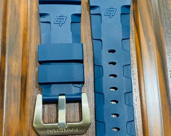 Panerai Blue Rubber Strap - Etsy