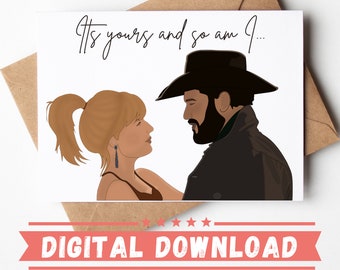 Yellowstone Rip Birthday Card | Etsy Australia