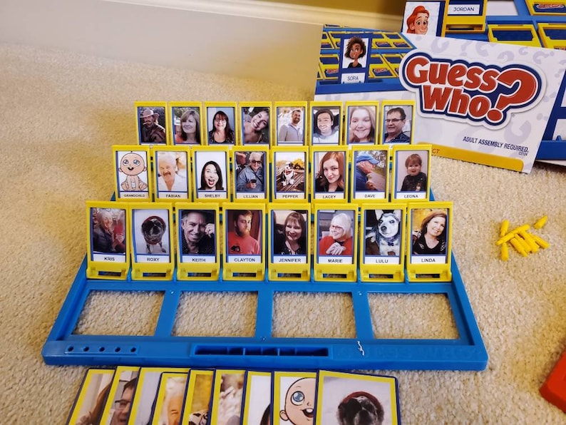 Personalized/custom Guess Who Board Game - Etsy Personalized/custom Guess Who Board Game - Etsy