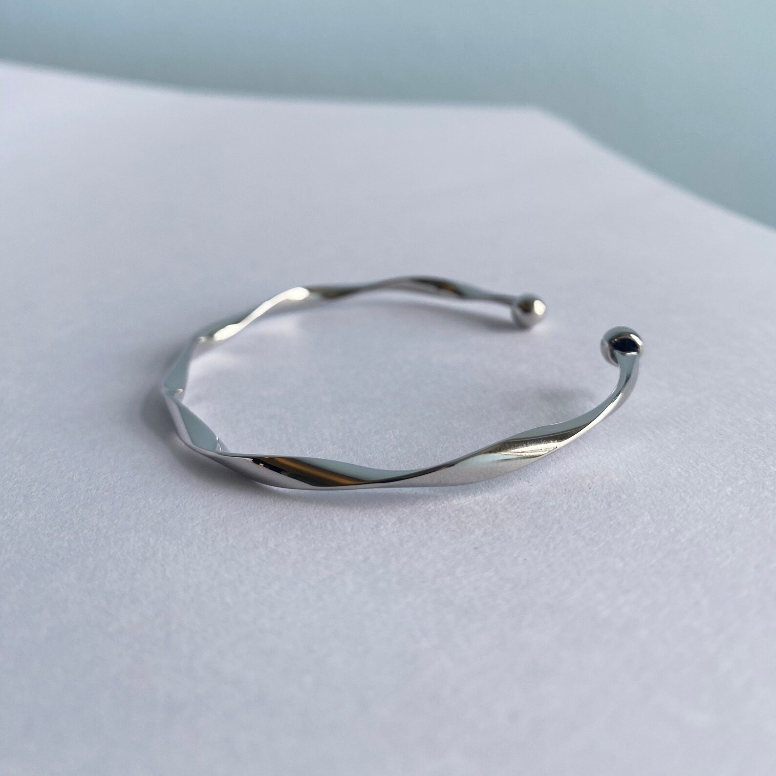 Silver Adjustable Bangle Bracelet Silver Bangle Adjustable - Etsy