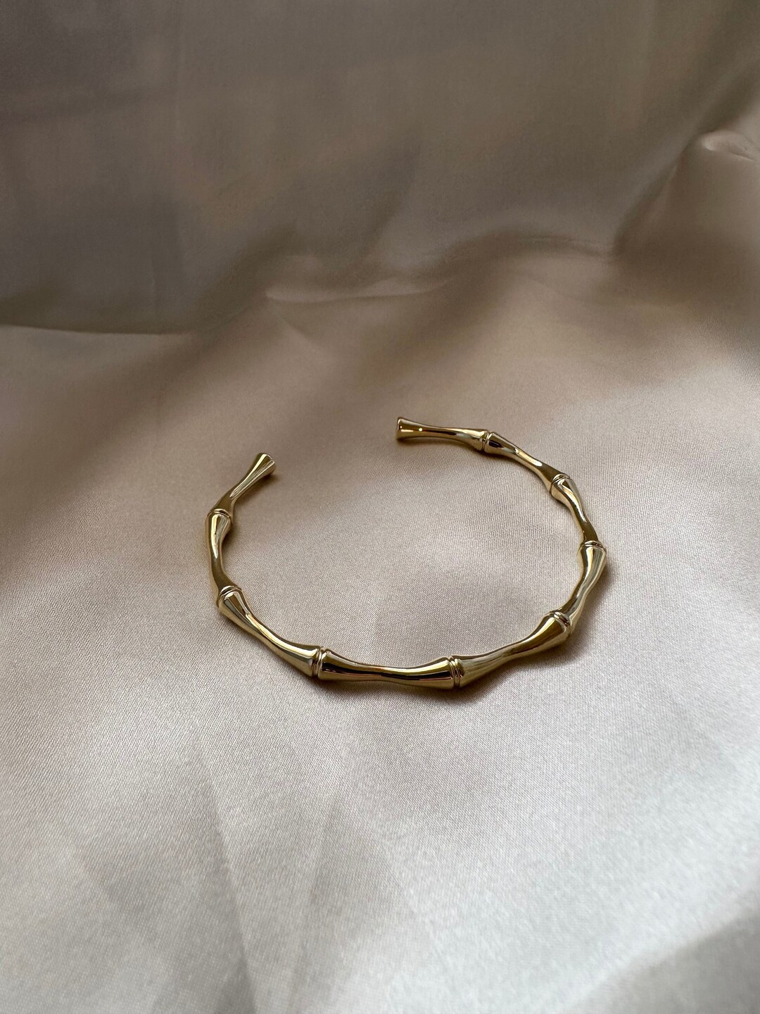 Gold Adjustable Bangle Bracelet Gold Plated Bangle - Etsy