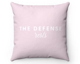 Attorney Gift the Defense Rests Pillowcase Pillow Case for Lawyer ...
