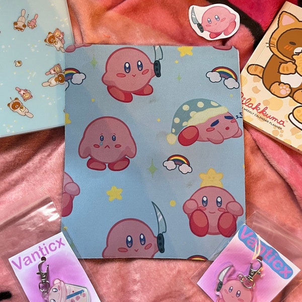 Kirby Mouse Pad - Etsy