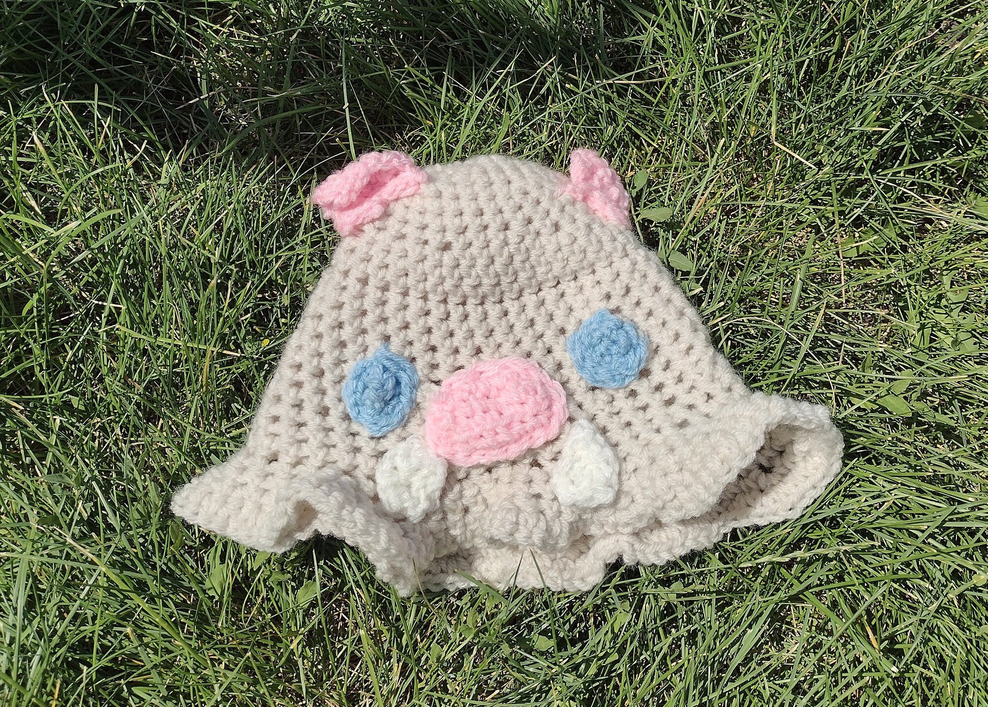 Handmade Crochet Anime Demon Bucket Hat Boar Boy Slayer Anime Gift ...