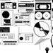Vintage Gadget Clipart: Perfect for Digital & Print Designs | Old Tech ...