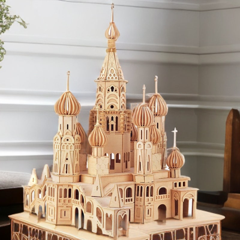 Church Puzzle 3d - Etsy