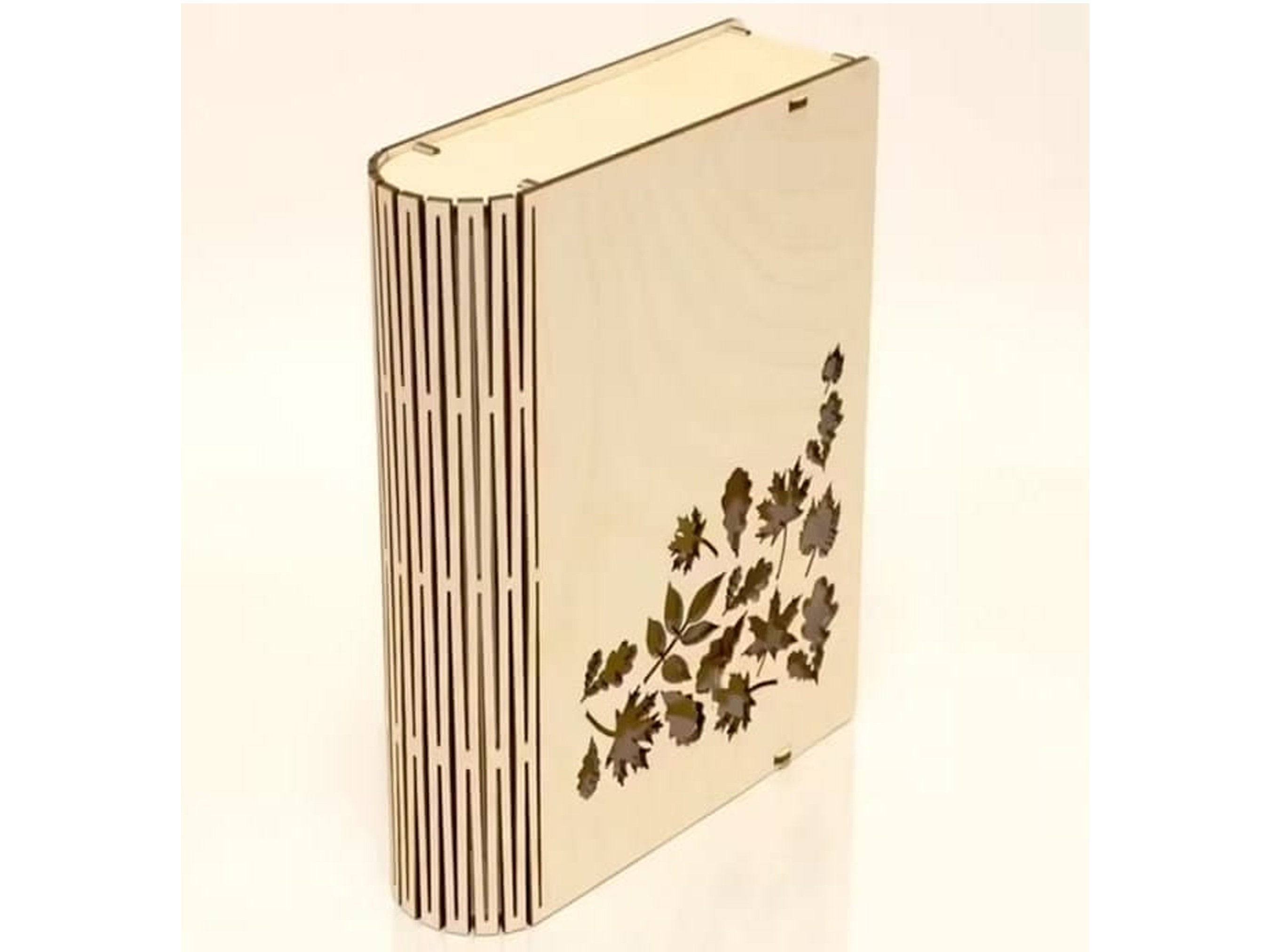 Laser Cut Book Cover Svg File Glowforge Cover Svg Notebook Cnc Vector ...