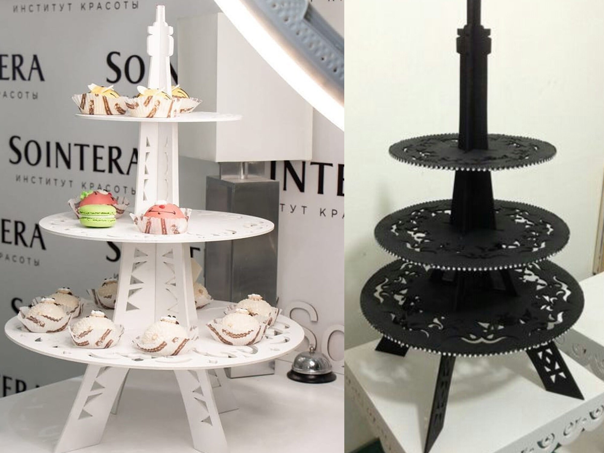 Laser Cut Eiffel Tower Cupcake Stand Birthday Wedding - Etsy