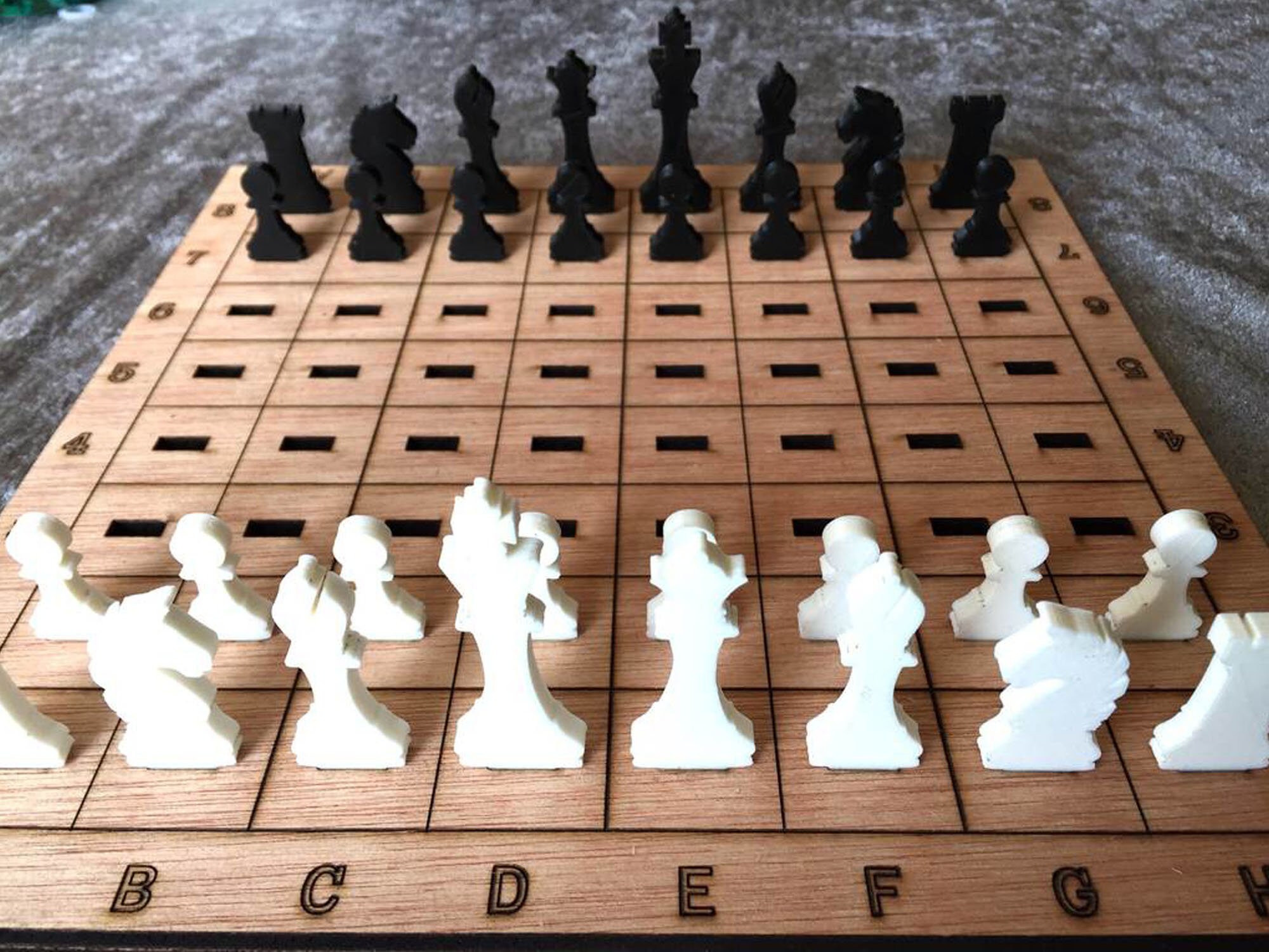 Laser Cut Chess Set CNC Chess SVG Chess Cnc Chess Dxf - Etsy Australia