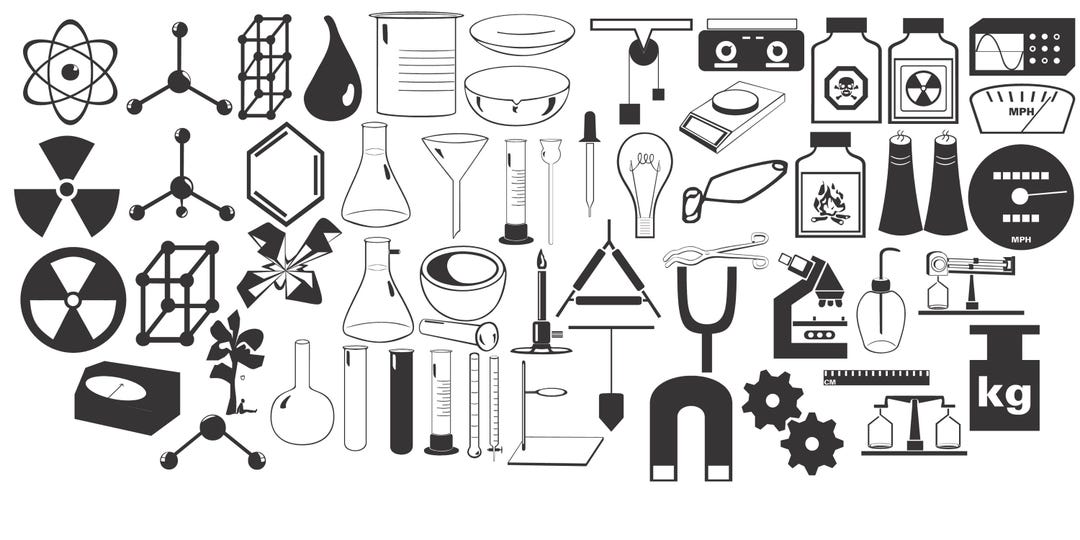Science Symbol SVG Cut Files Digital Download Cricut, Silhouette ...