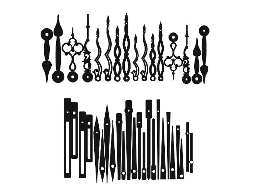 Laser Cut Clock Hands Svg Template Glowgorge Clock Hands Wood Cricut ...