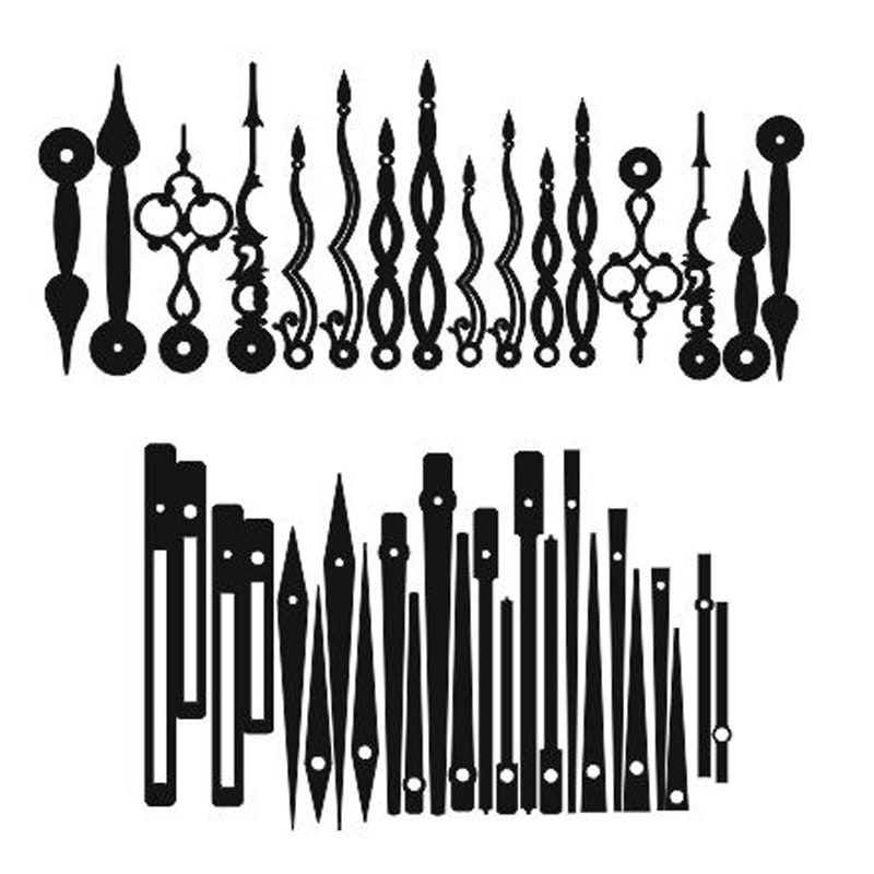 Small Wood Clock Hands - Etsy