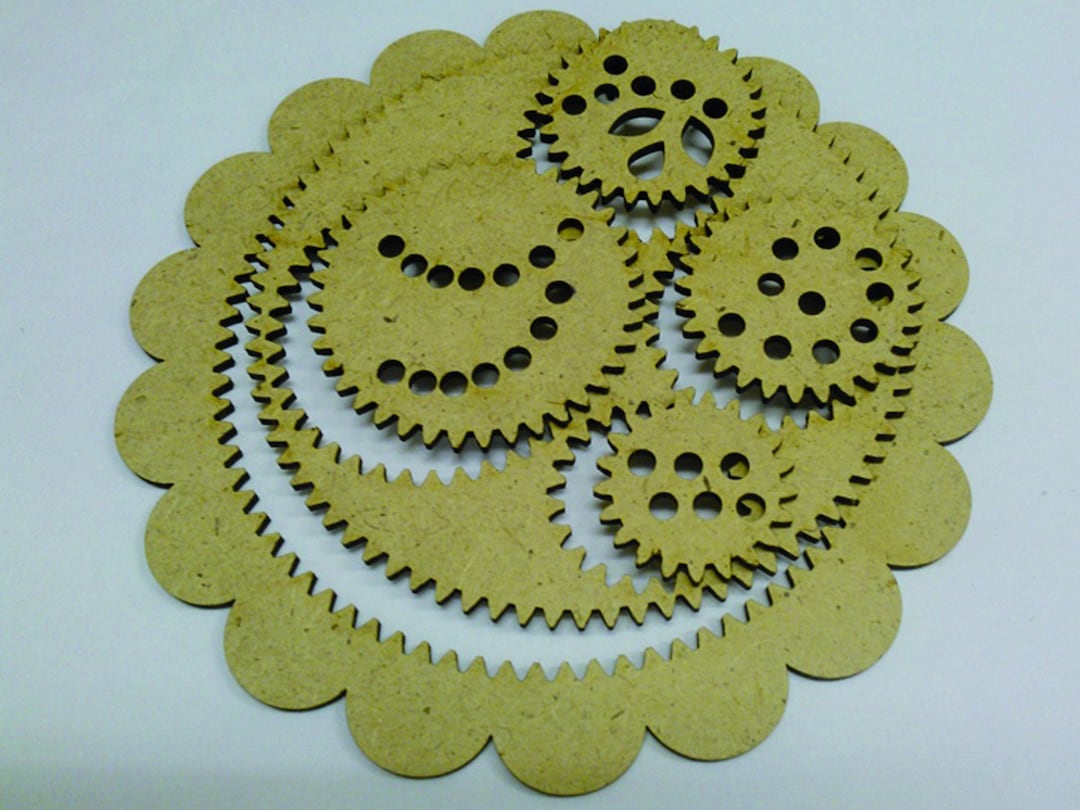 Set of 10 Laser Cut Spirograph-art Kit-brain Teaser-spiral Spirograph ...