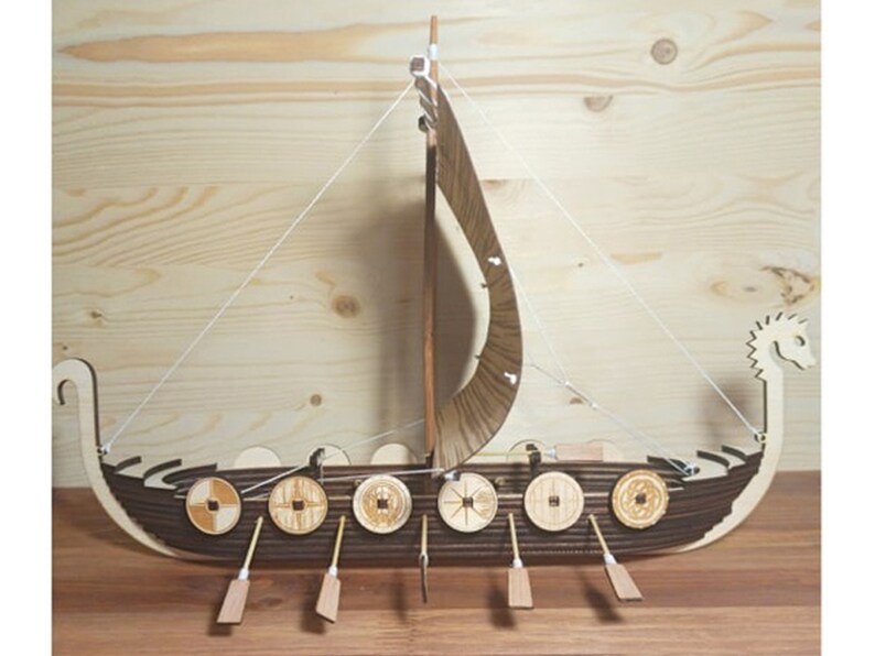 Laser Cut Wikinger Boot Schiff dxf svg cdr ai - Etsy.de