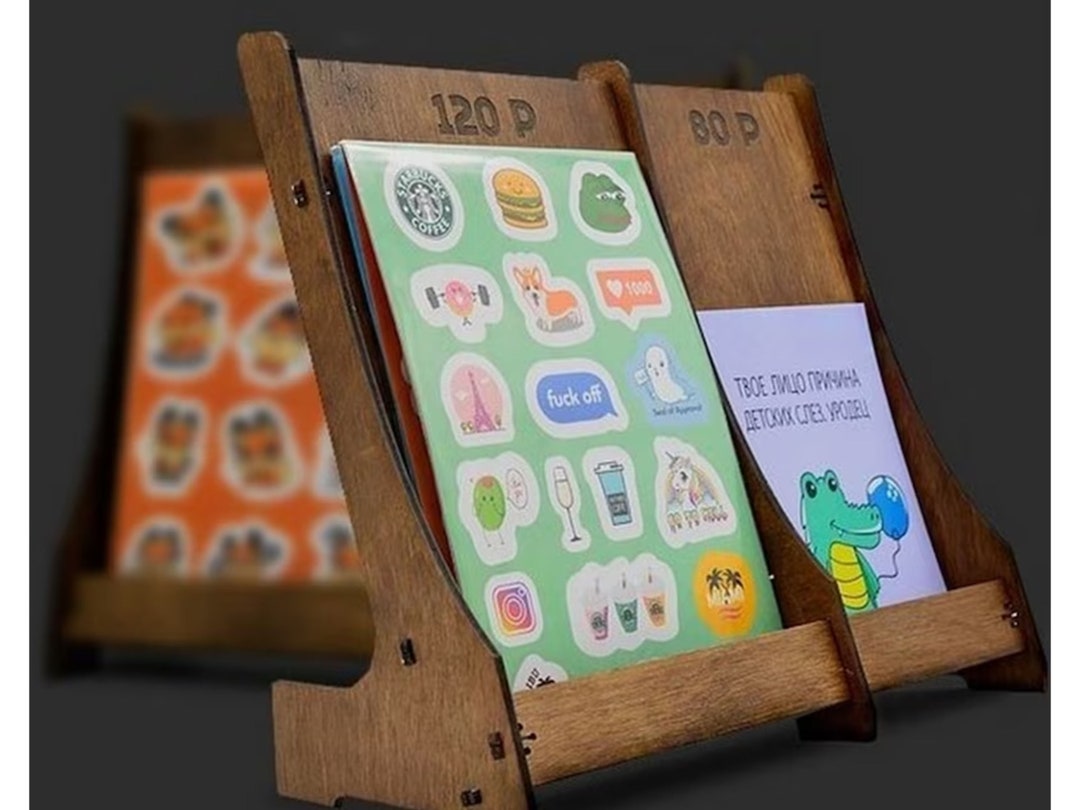 Wooden Display Stand Laser Cut Svg File Wooden Display Stand Vector ...