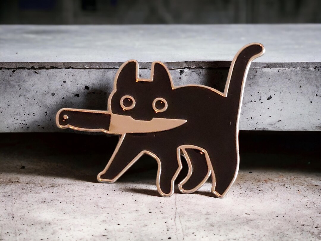 Pin Cat With Knife When Your Kidness Not Workin U Send Your Kitty to ...