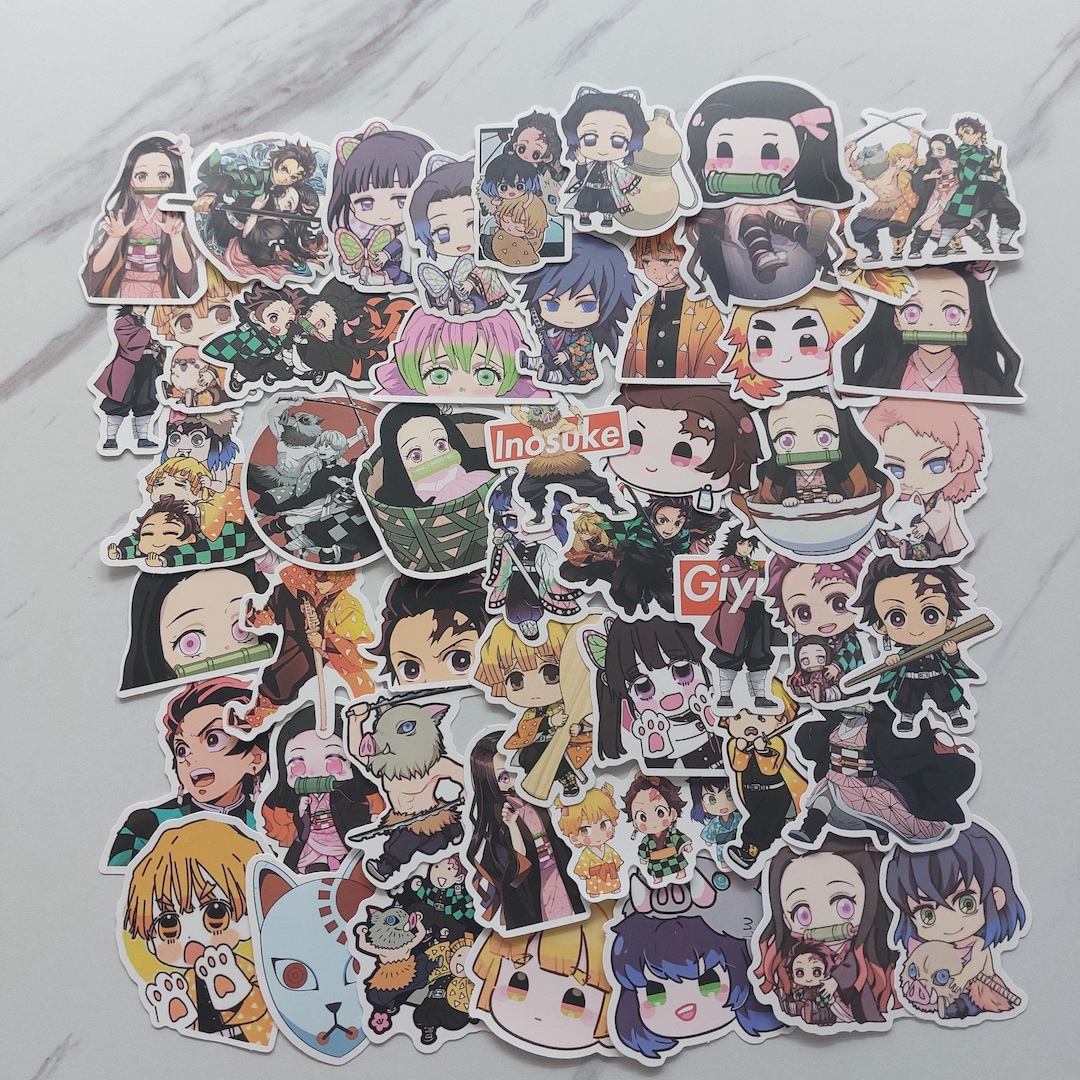 Stickerbomb Demon Slayer Tanjiro Nezuko Anime Zensitsu Cute Manga 50pcs ...
