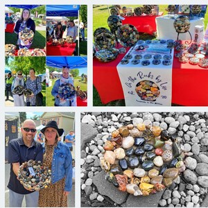 Michigan Petoskey Stone Puddingstone Lake Huron Rocks Coaster - Etsy