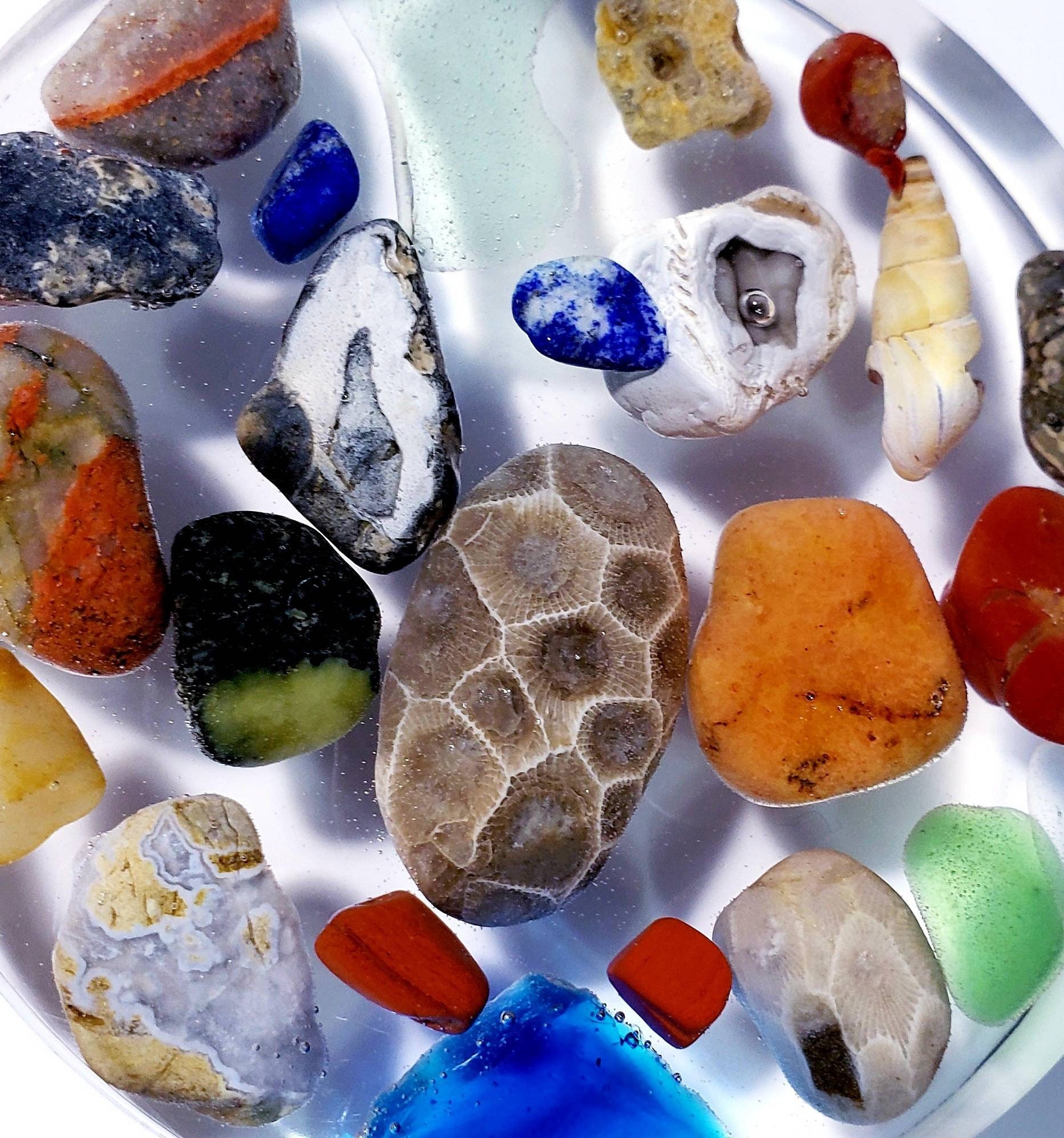 Michigan Petoskey Stone Puddingstone Lake Huron Rocks Stone | Etsy