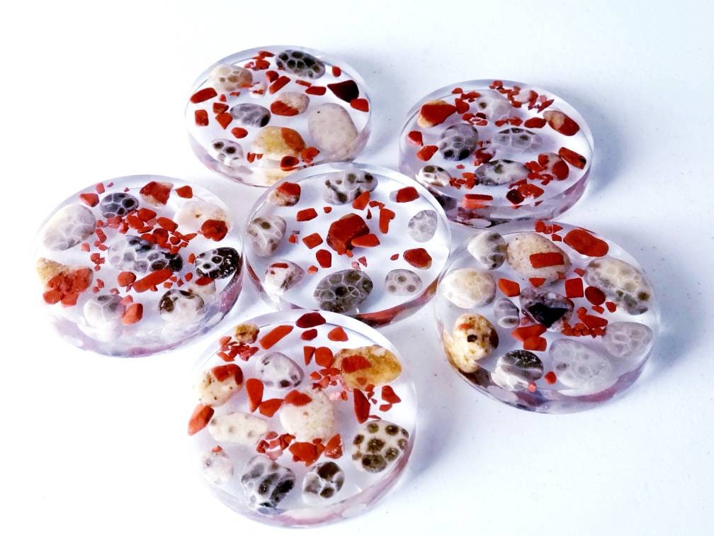 Michigan Petoskey Stone Puddingstone Lake Huron Rocks Stone Resin ...