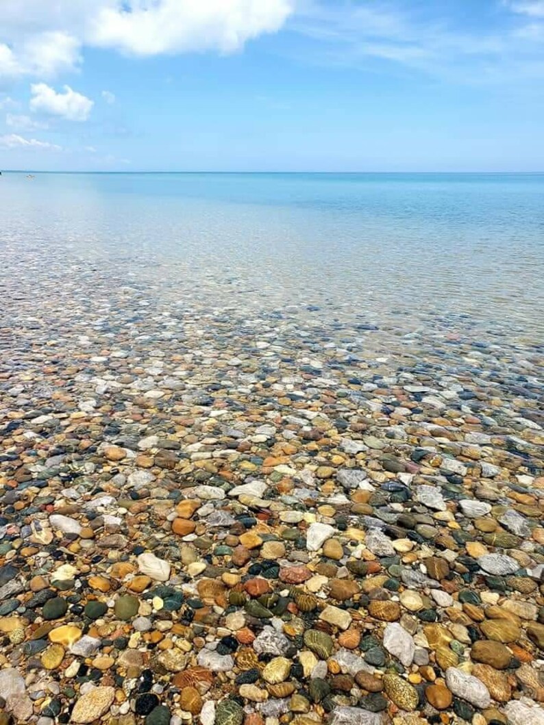 10 Petoskey Puddingstone Platter, Fruit Bowl, Stones, Michigan Made,one ...