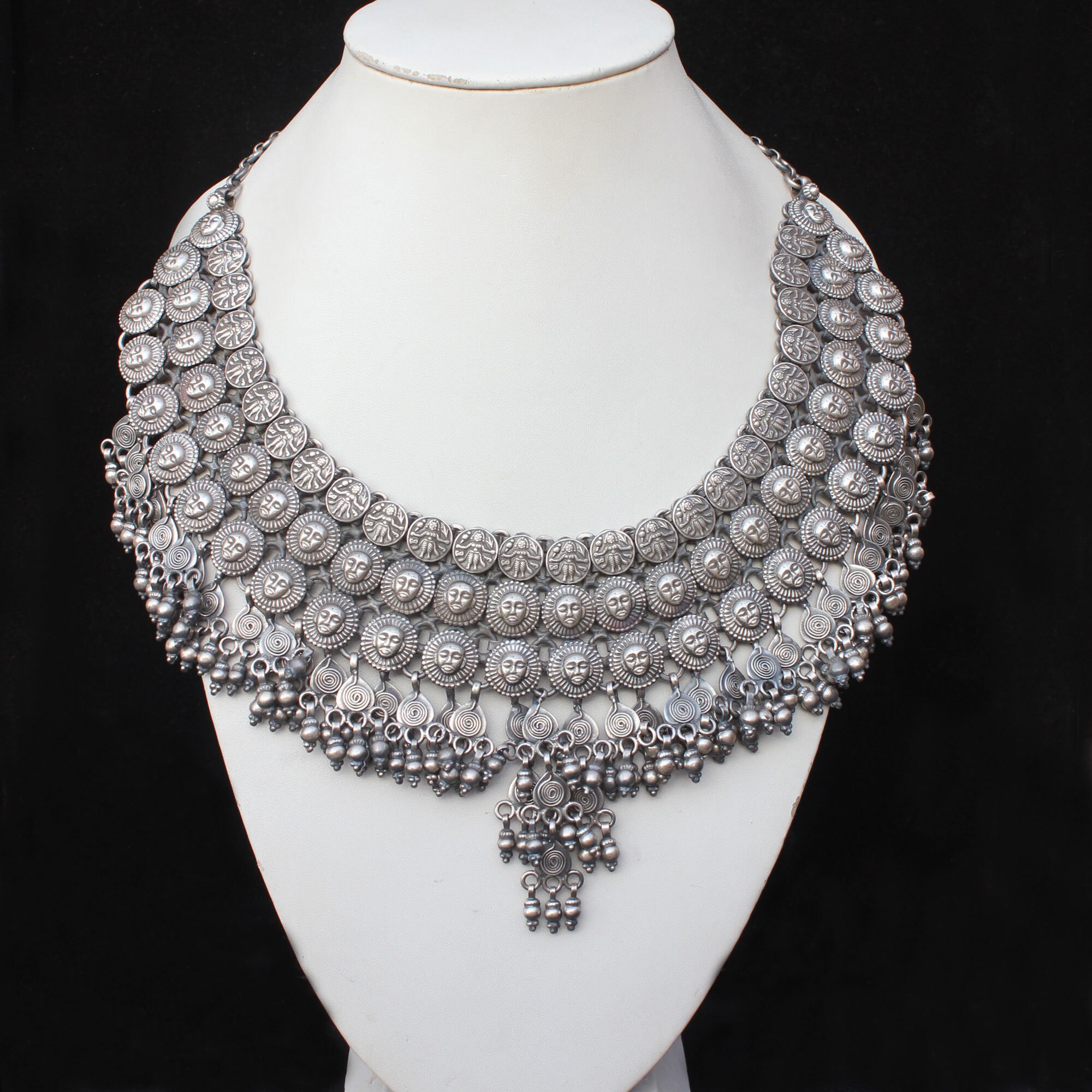 Hindu Gods Necklace Banjara Tribal Jewelry Necklace Set | Etsy