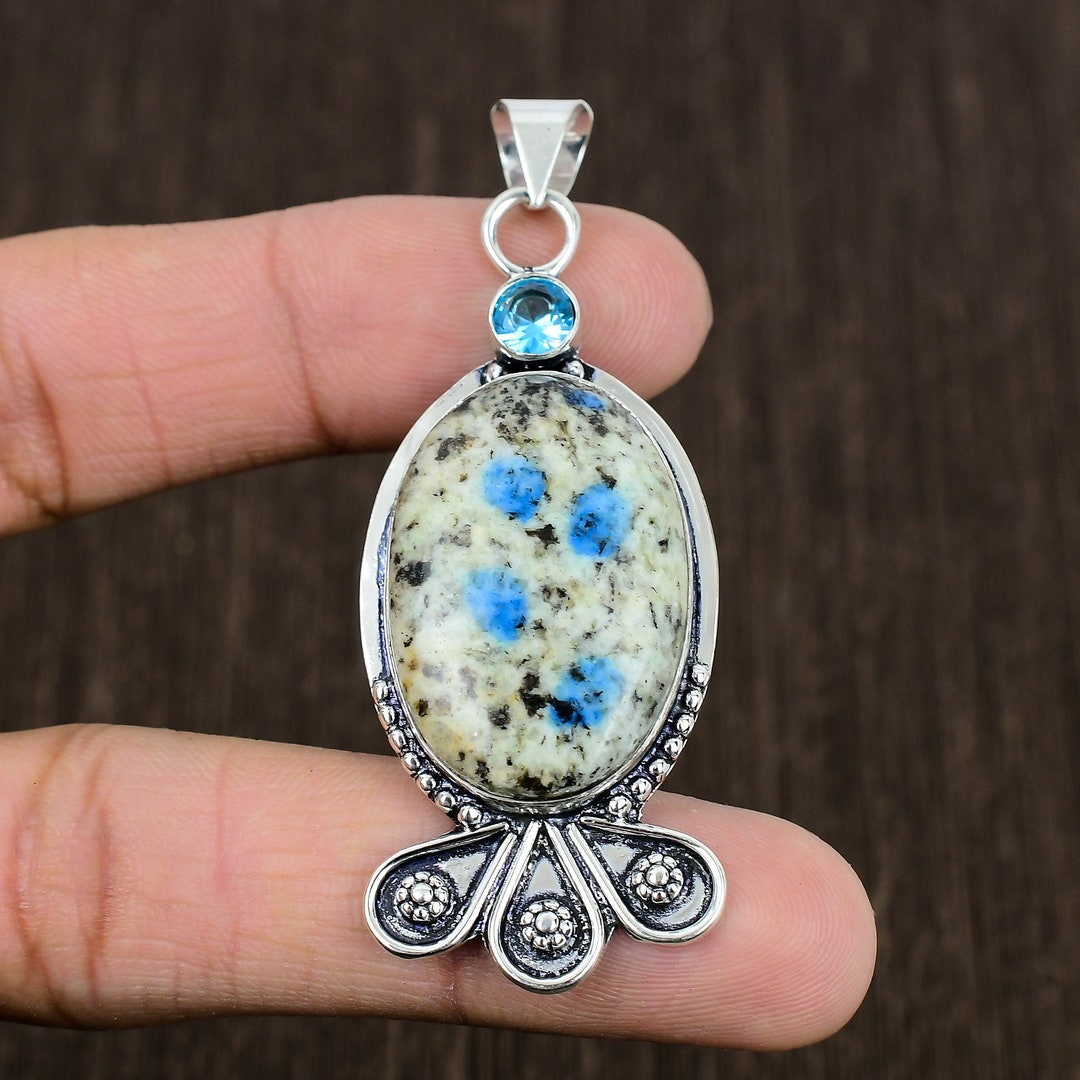 Superb K2 Jasper Pendant, 925 Starling Silver Pendant, Excellence ...