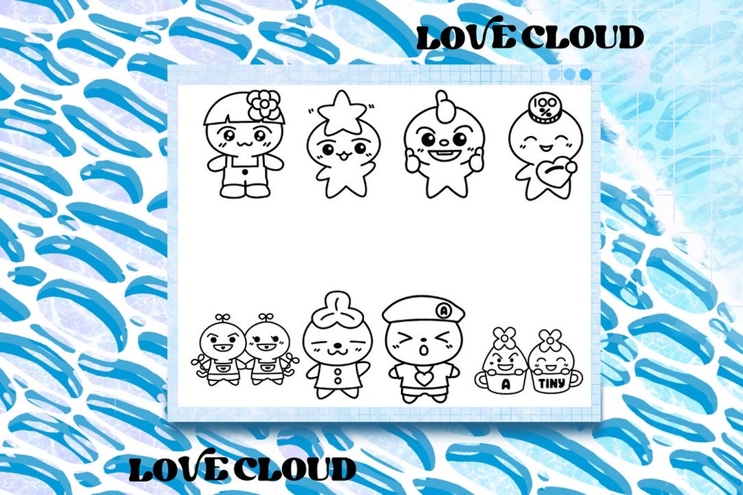 TEEZMON ATEEZ Inspired Suncatcher Sticker Handmade Rainbow - Etsy