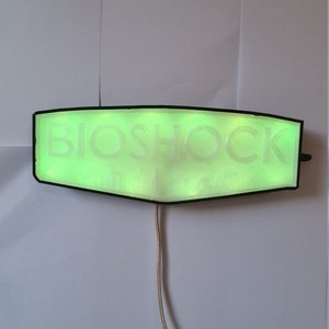 Bioshock Logo Wall Light - Etsy