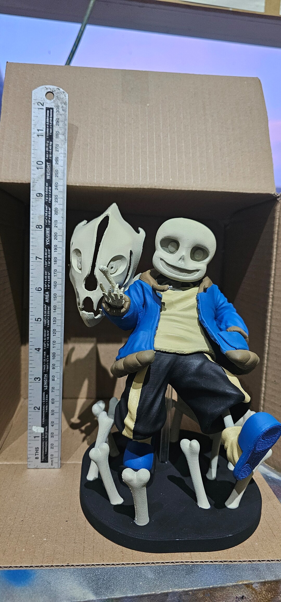 Undertale Inspired Sans With Glow in the Dark Effects - Etsy