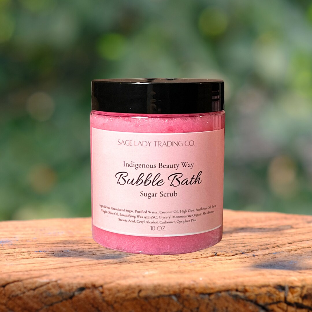 Bubble Bath Sugar Scrub, Indigenous Beauty Way, Native Owned Shop, Gift ...
