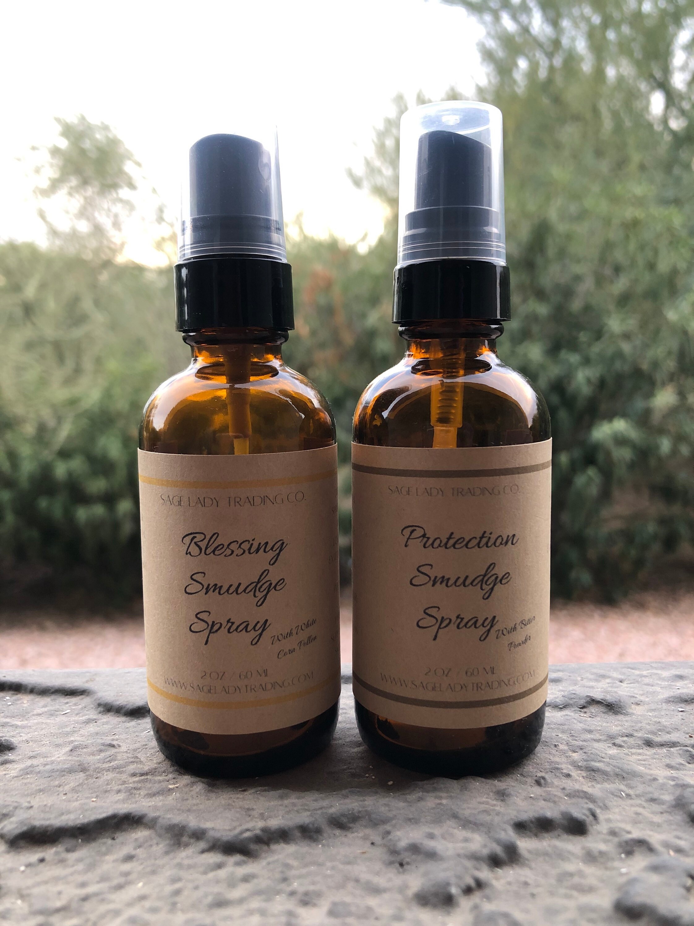 Smokeless Smudge Spray Gift Set: BLESSING Spray and PROTECTION - Etsy