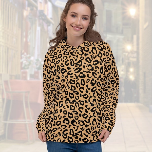Leopard Hoodie - Etsy