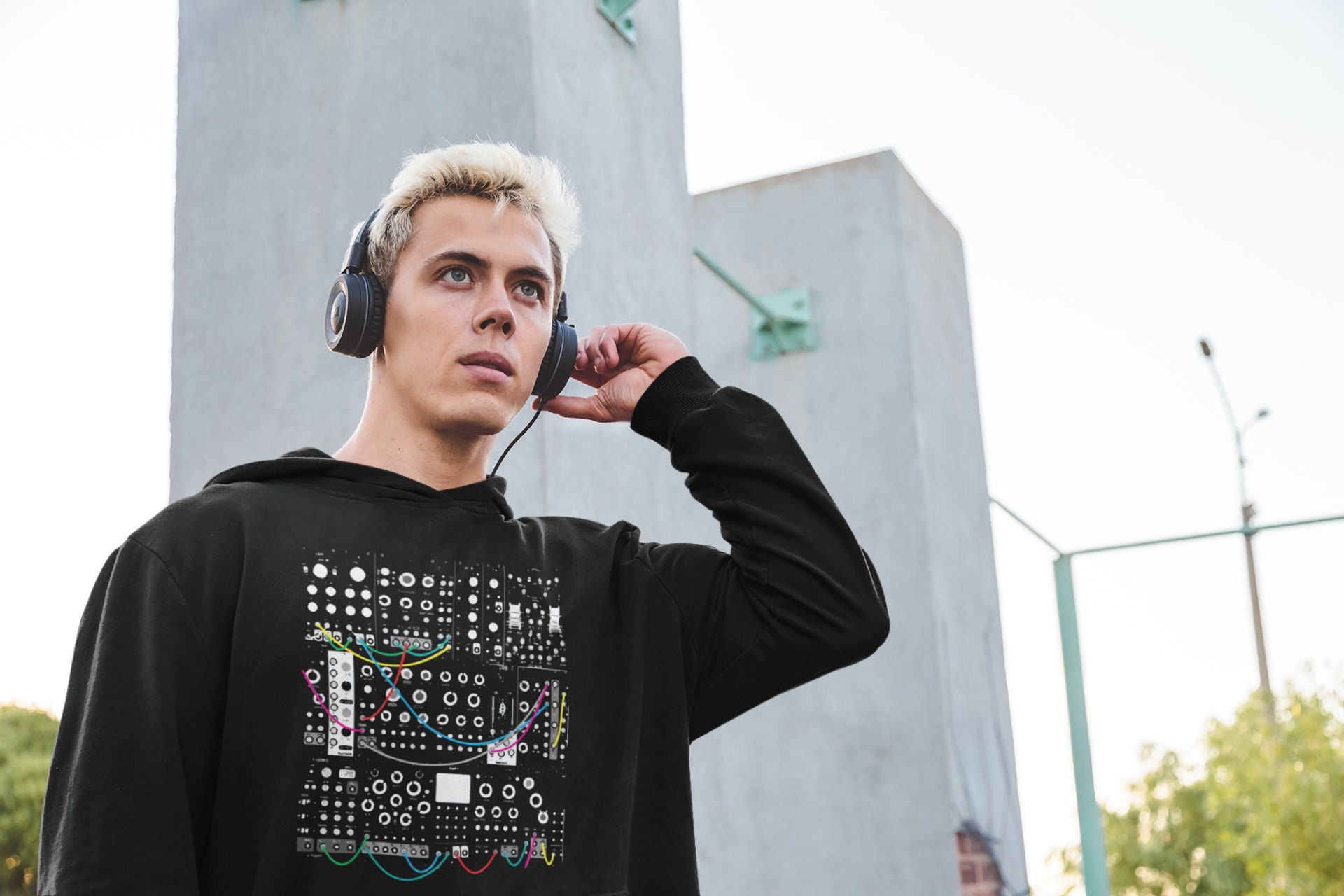 Synth Lover Synthesizer Hoodie Modular Synth Beat Maker - Etsy