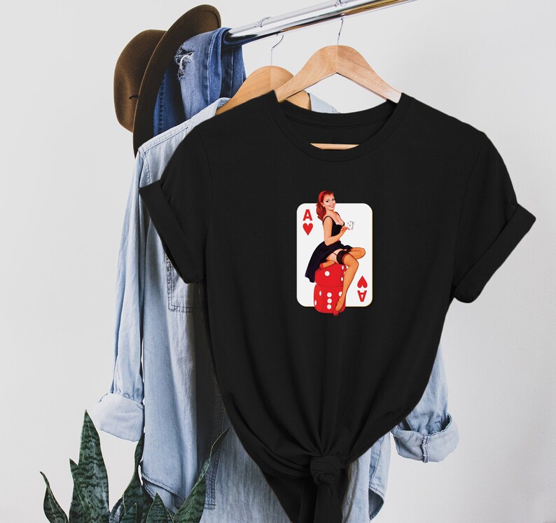 Pin up Girl Shirt Sexy Pinup Girl Tee Rockabilly Tshirt - Etsy