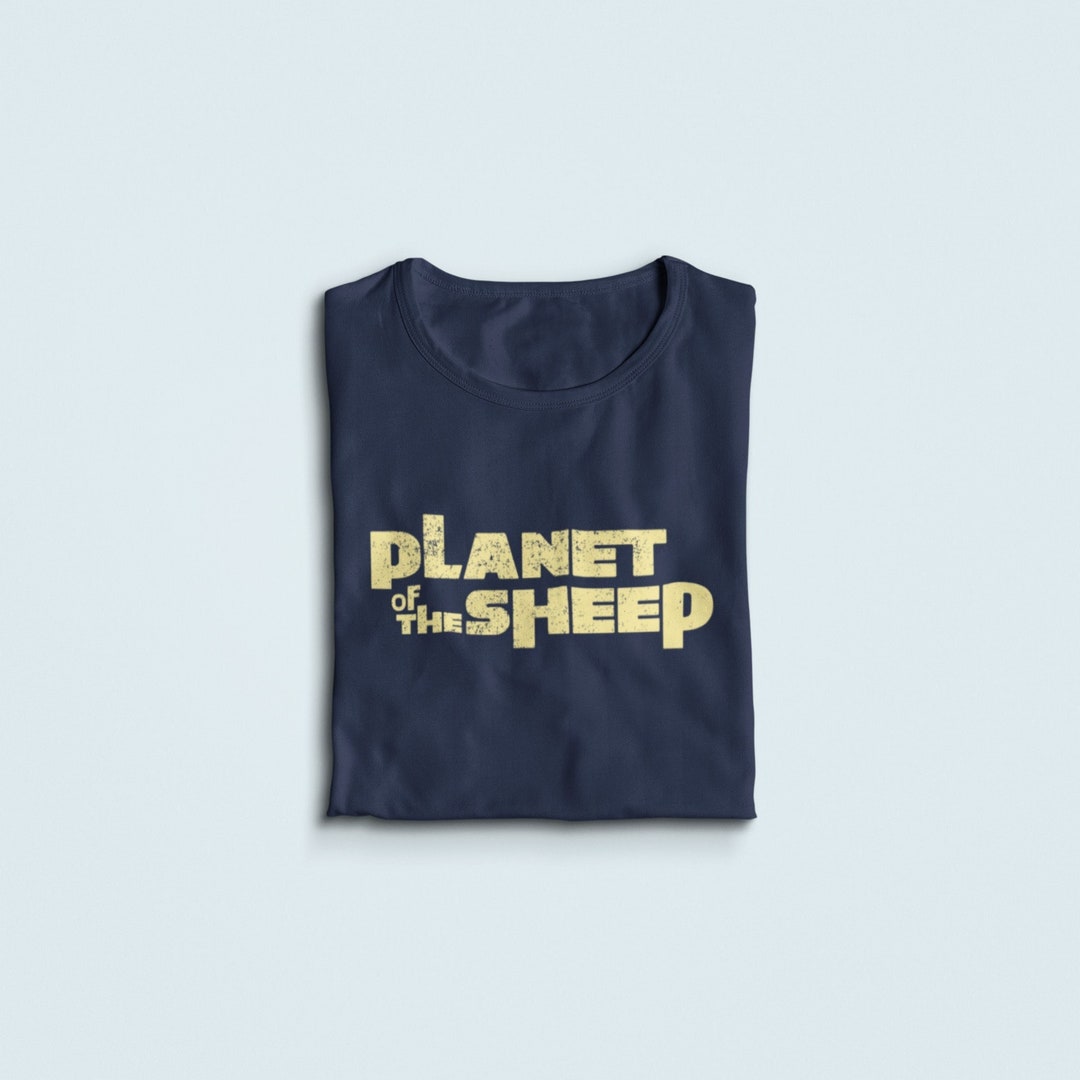 Planet of the Sheep, Sheeple Shirt, Classic Movie Parody Tshirt ...