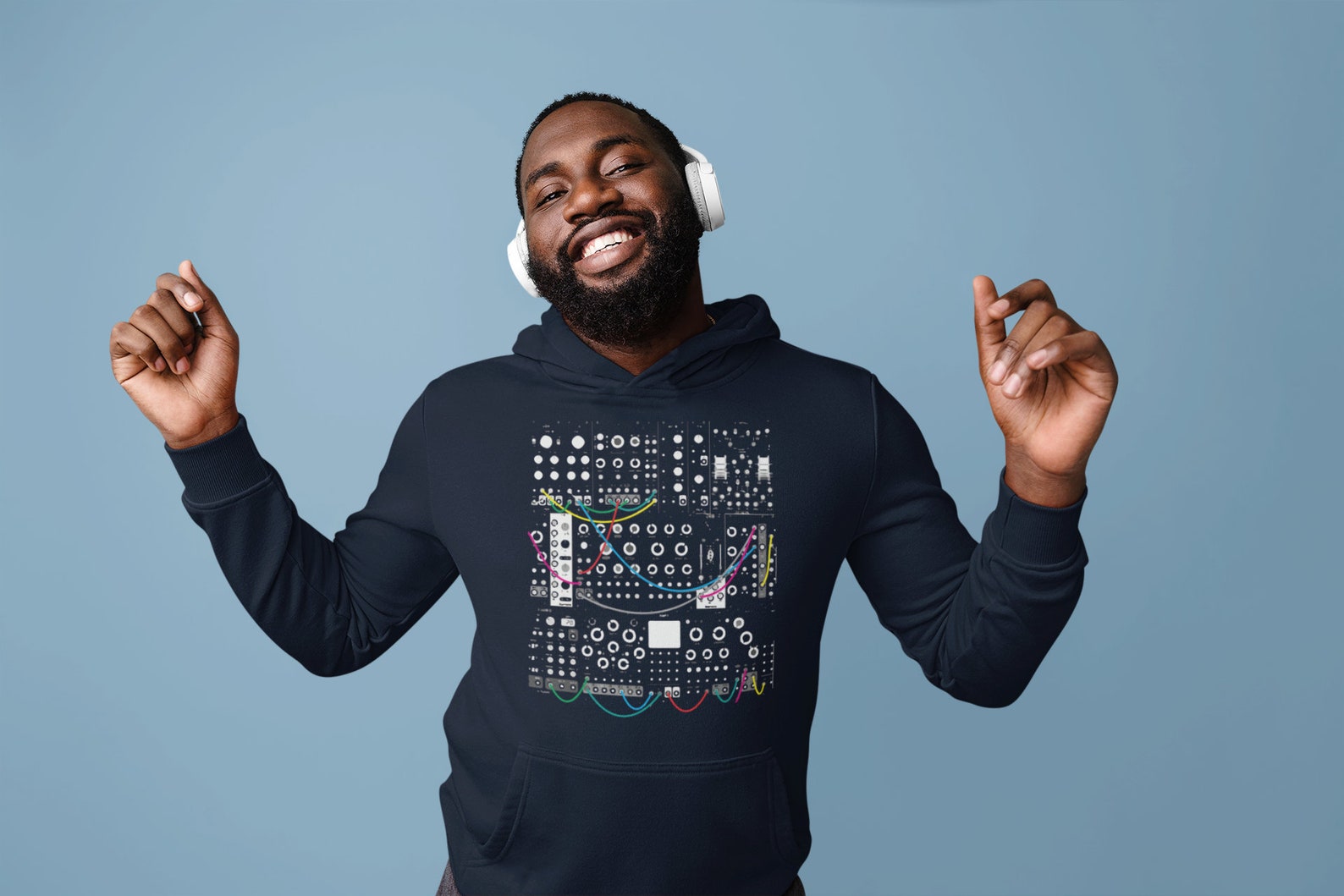 Synth Lover Synthesizer Hoodie Modular Synth Beat Maker - Etsy