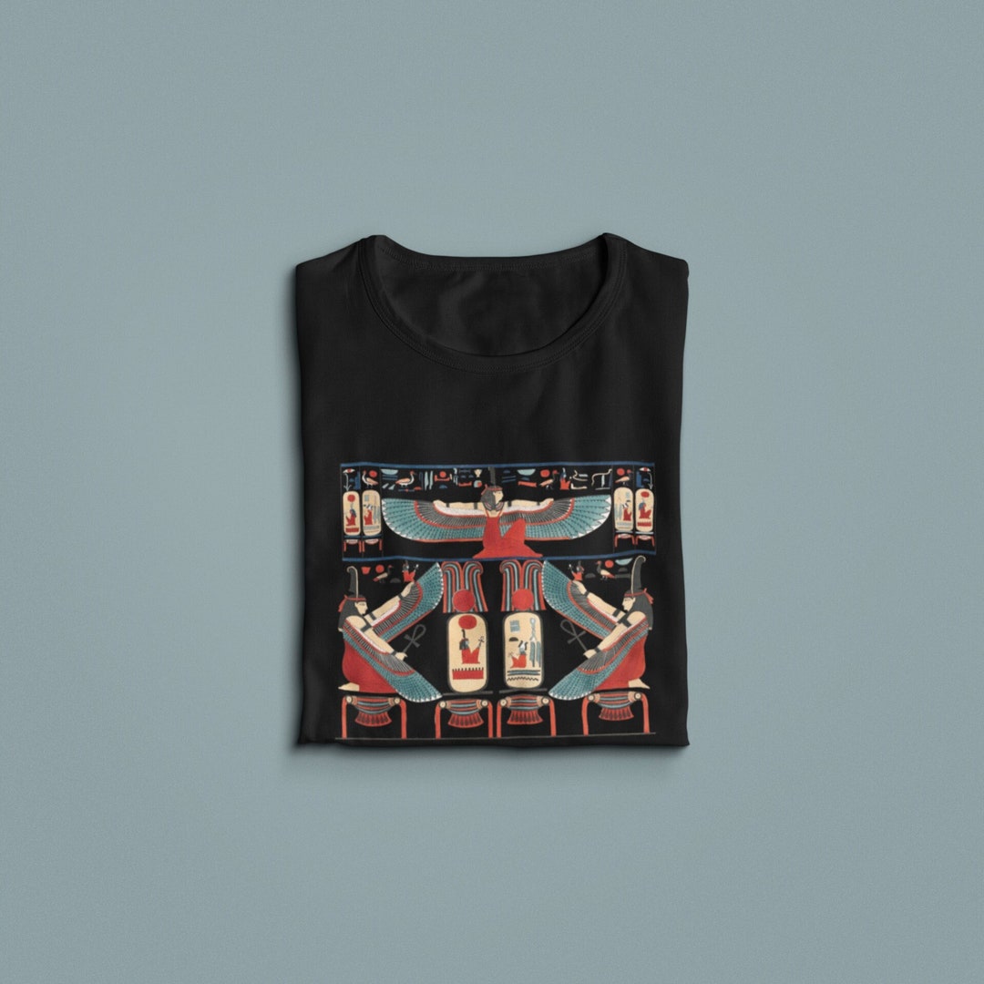 Ancient Egypt Shirt, Kings Tombs Thebes, Hieroglyphics Tshirt, Egyptian ...