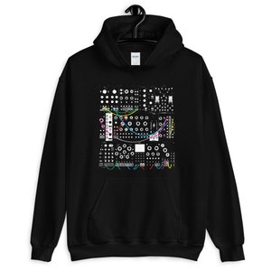 Synth Lover Synthesizer Hoodie Modular Synth Beat Maker - Etsy
