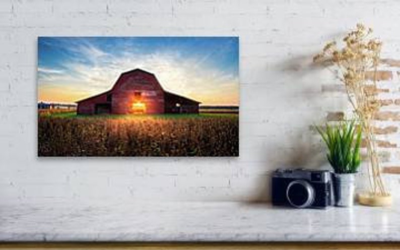 Barn Sunset, Old Barn, Red Barn, Farm Scene, Sunset Photography, Fine ...