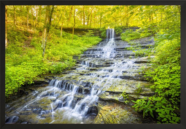 Falls Hollow Print, Framed Print, Nature Photograph, Waterfall Print ...