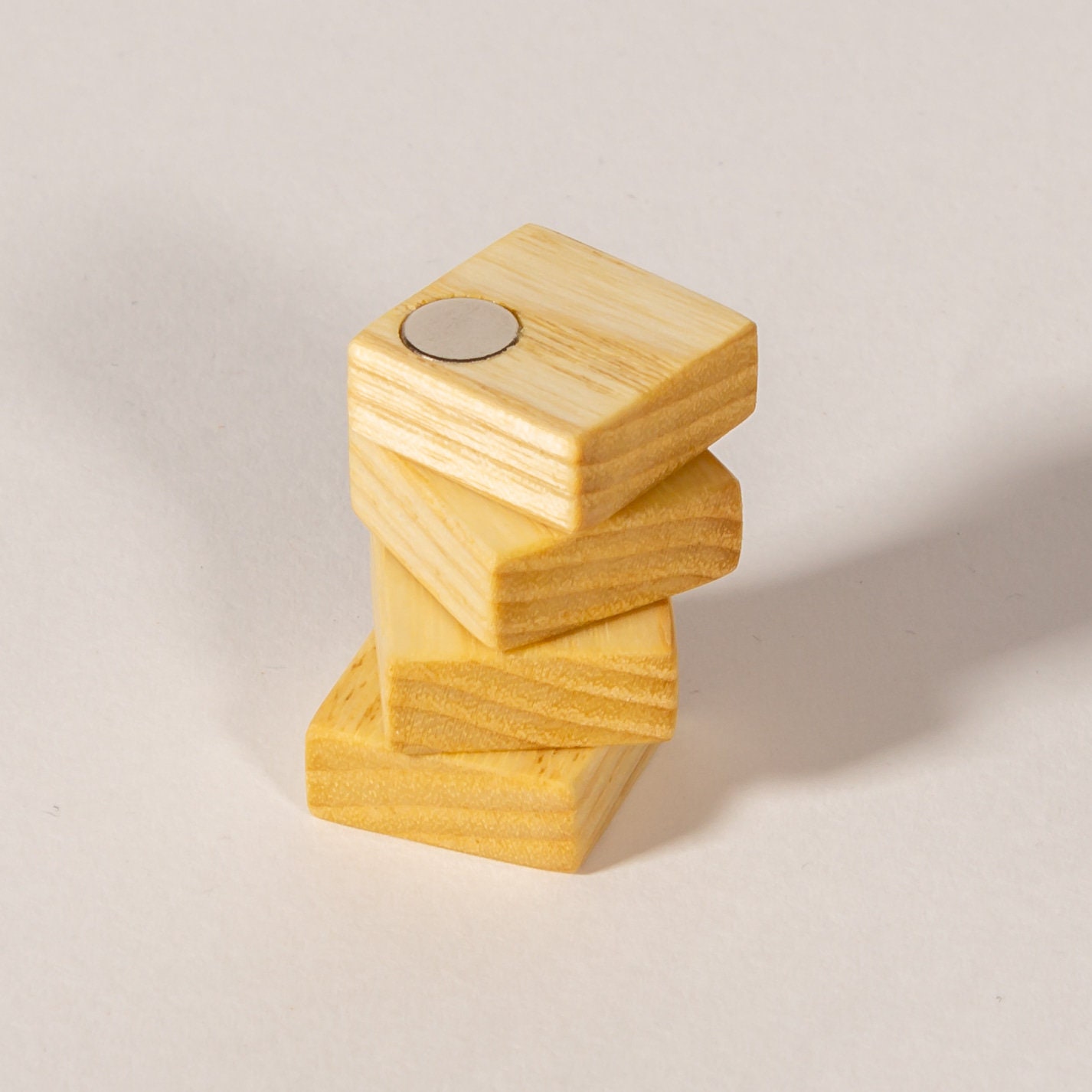 4 Fridge Magnets Made Out of Ash Wood | Handmade From Solid and High ...